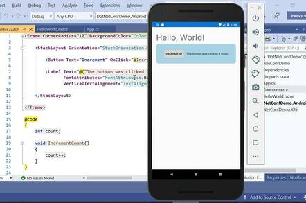 Look sharp: Microsoft Blazor's gone mobile. Fancy developing mobile ...