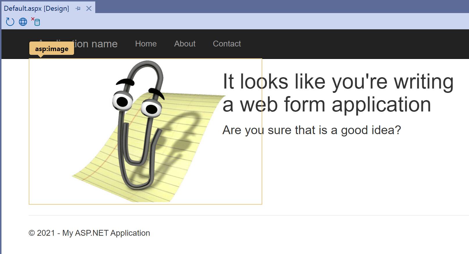 The Framework That Will Not Die Microsoft Gives Web Forms Designer
