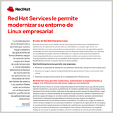 Red Hat Services le permite modernizar su enfoque de Linux empresarial