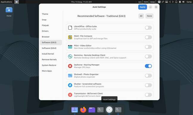 Asmi Linux 13 Debian Edition debuts: Light Xfce Goodness • The Register