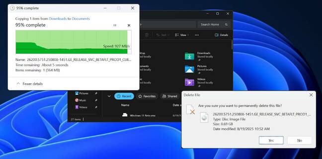 Windows 11 insider builds have new File Explorer dark mode • The Register