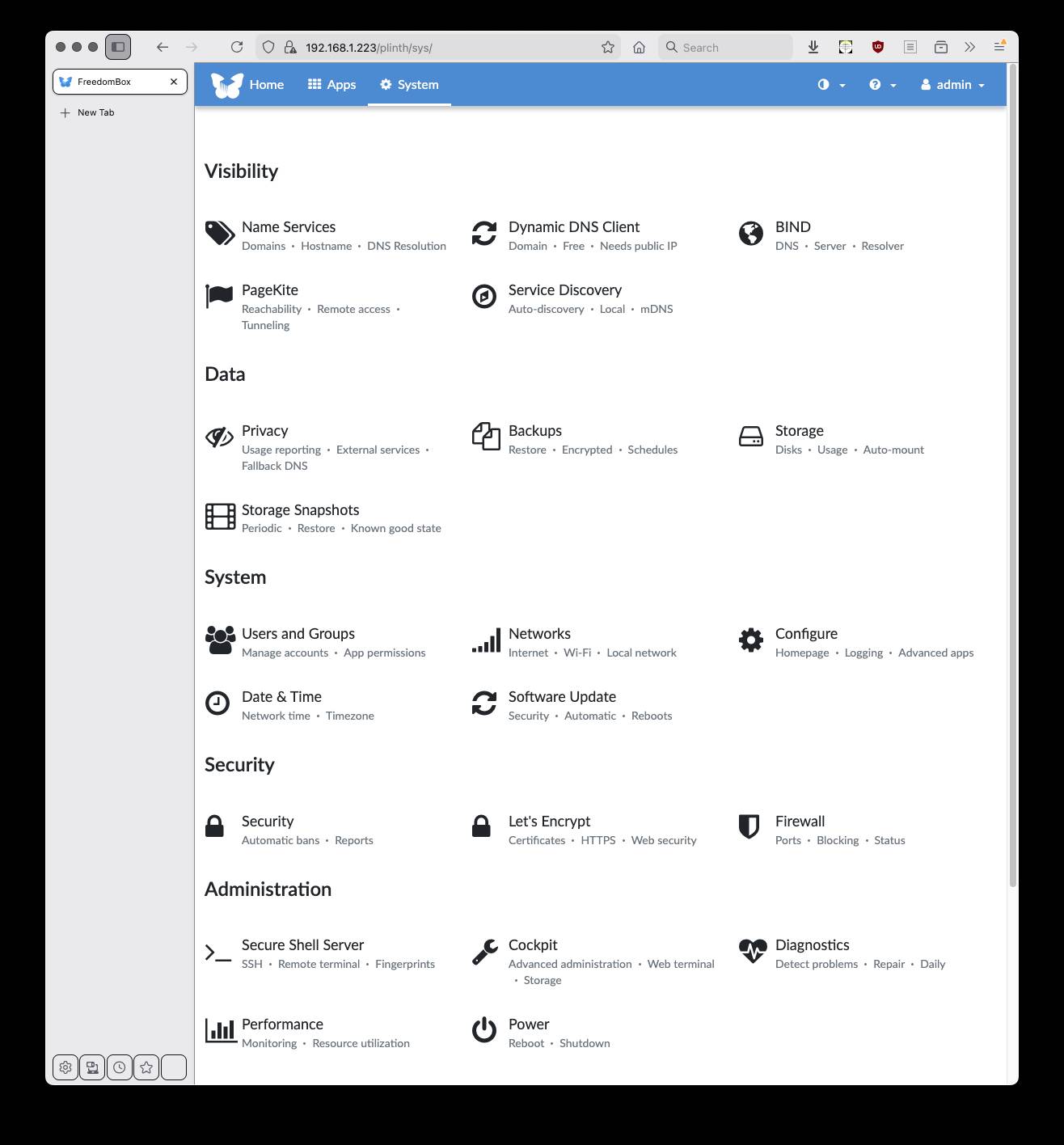 Debian's FreedomBox Blend promises an easier home cloud • The Register